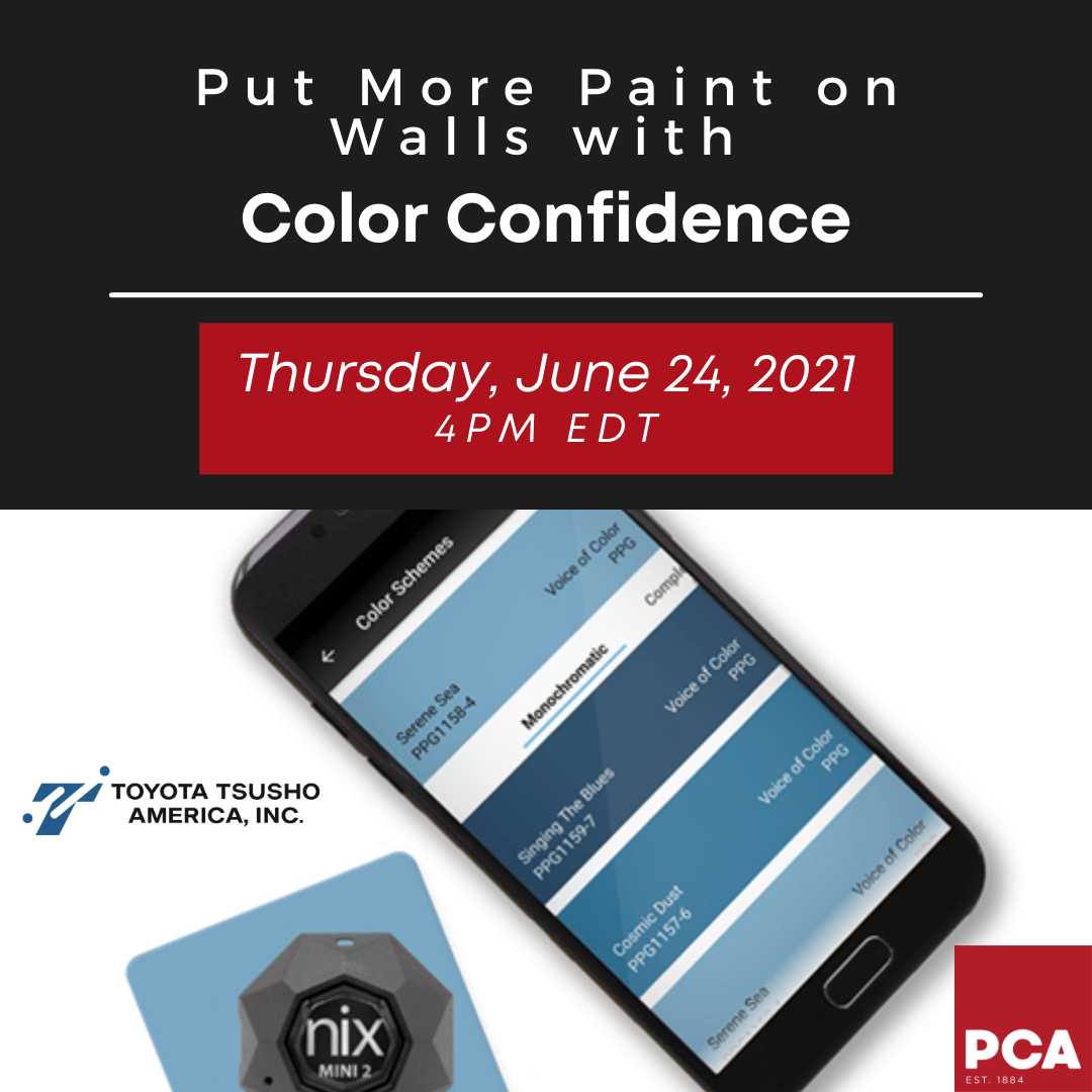 Put More Paint on Walls with Color Confidence - Event Flyer - PCA