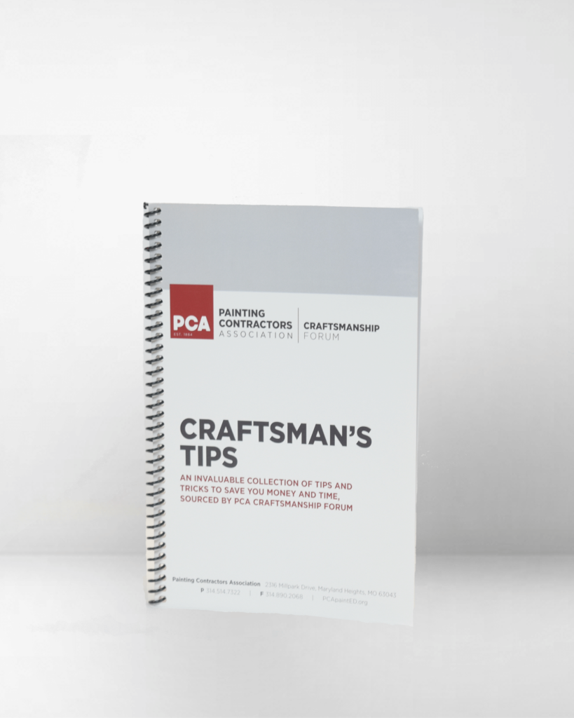 PCA Craftsmanship Tips Manual - PCA