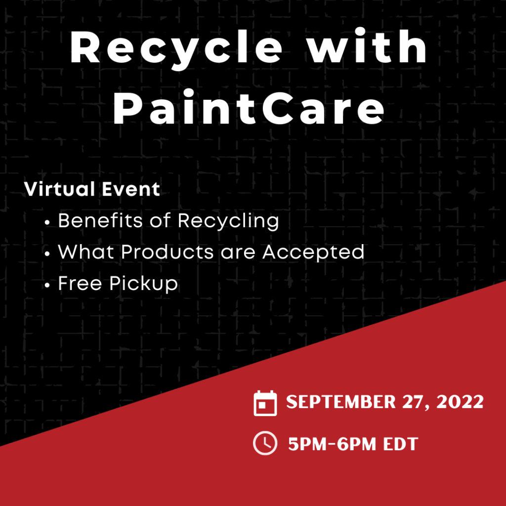 Recycle with PaintCare - PCA