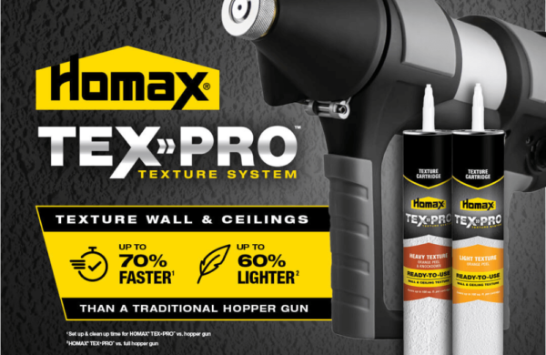 HOMAX TEX>>PRO™ Texture System by PPG Proves A New Innovation For Contractors When Preparing ...