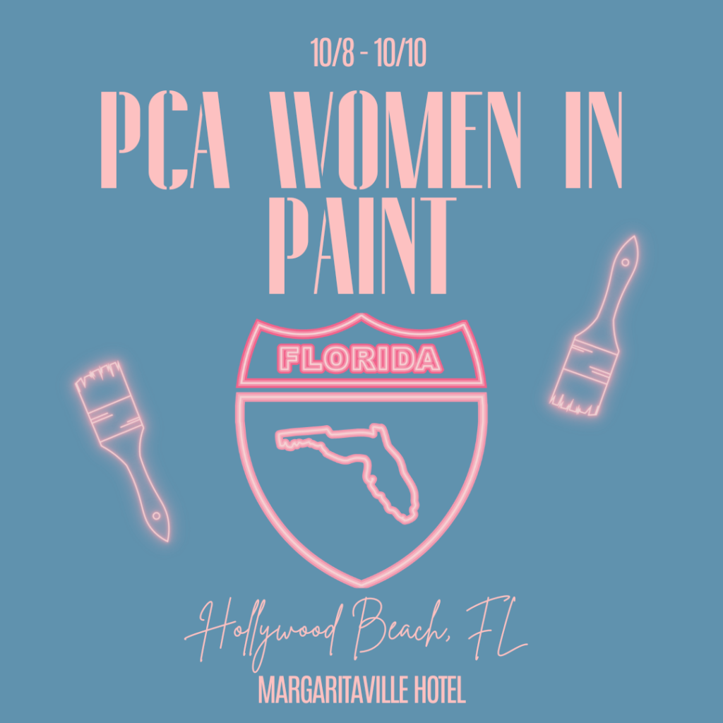 Women in Paint Event Flyer - PCA